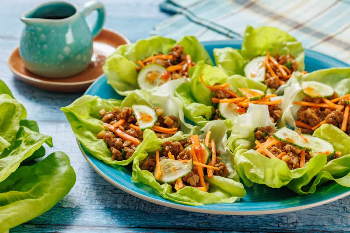 Chicken Lettuce Cups - The Bite Stuff