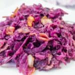 Sweet & Sour Red Cabbage with Bacon - The Bite Stuff